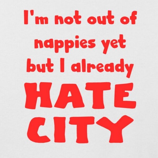 Already Hate City Babygrow by Clever Creations FREE POSTAGE