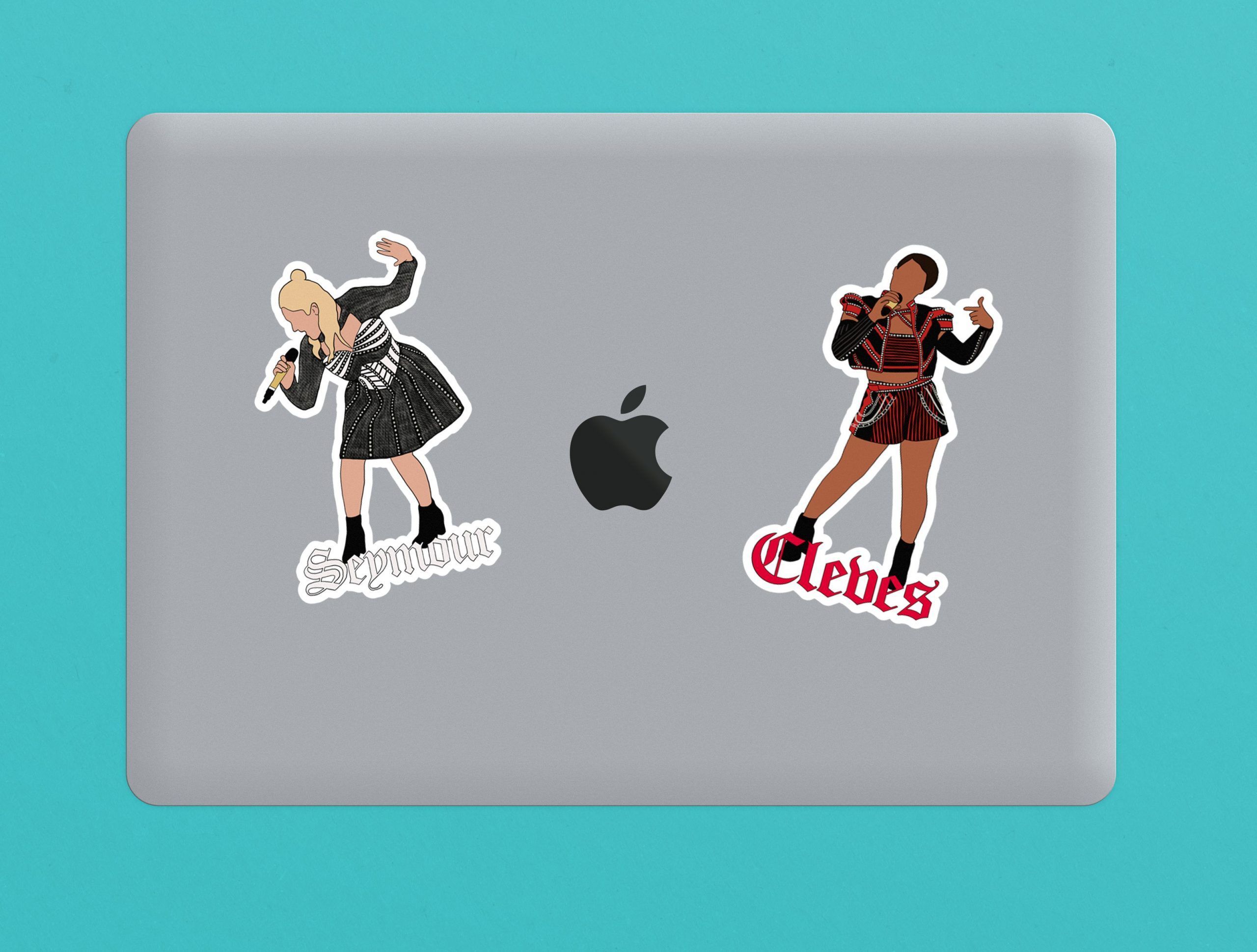 Six The Musical Vinyl Sticker Pack - Clever Creations