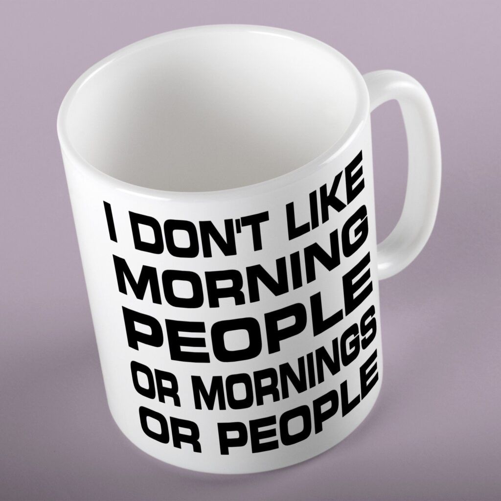 Morning Person Christmas Mug - Clever Creations