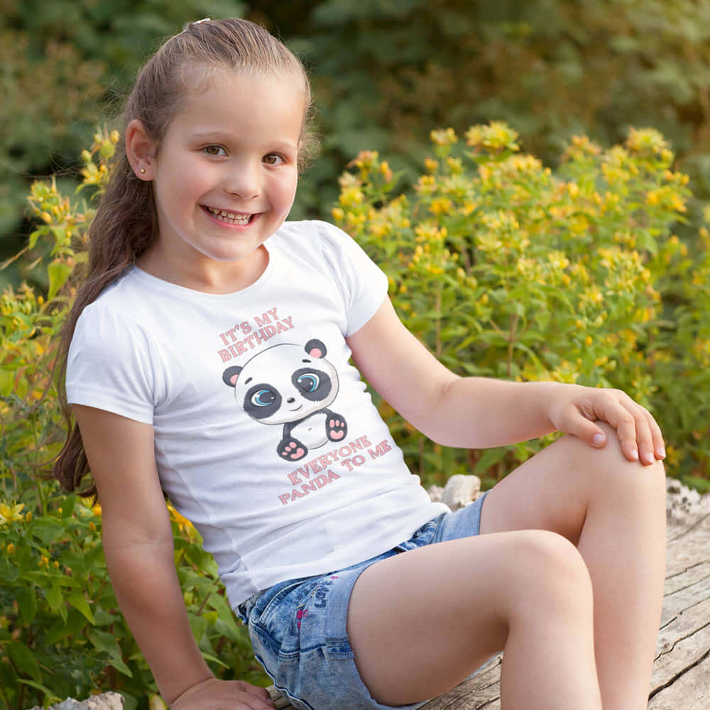 Birthday Everyone Panda To Me Tshirt - Kids Birthday Tshirt.