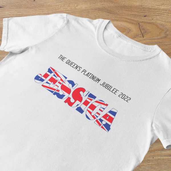 Personalised Jubilee Name Tshirt - Kids Jubilee Tshirt.