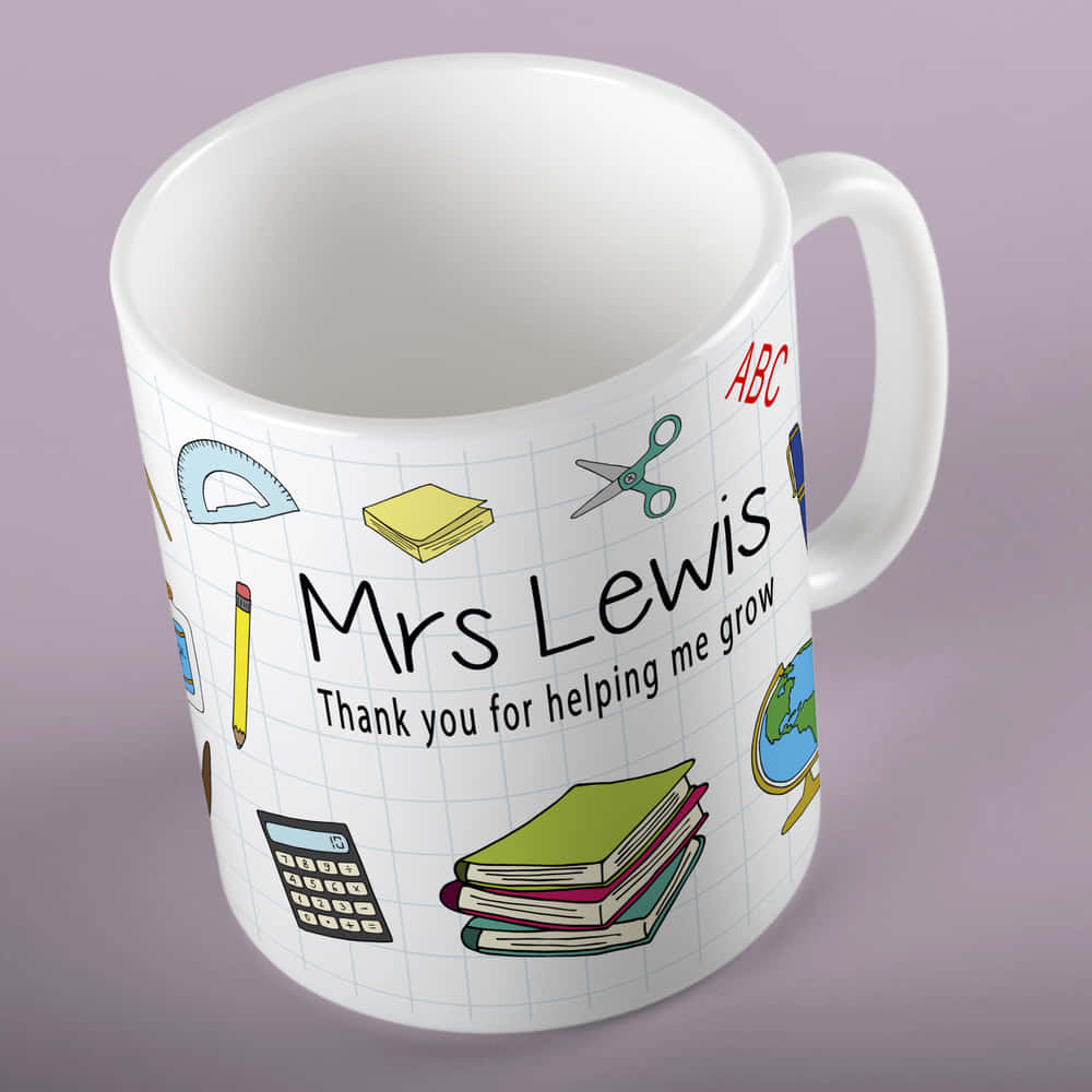 Personalised Teacher School Mug by Clever Creations