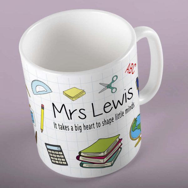 Personalised Teacher School Mug by Clever Creations