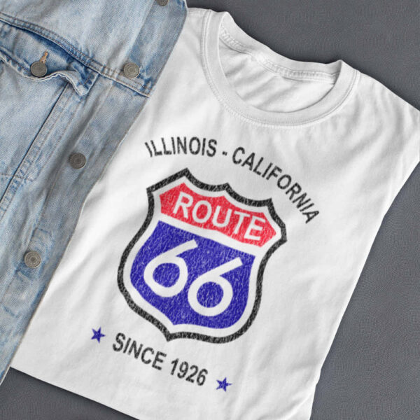Route 66 Retro Style Tshirt