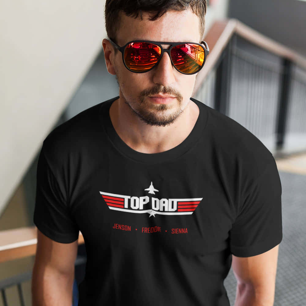 Personalised Top Dad Tshirt by Clever Creations